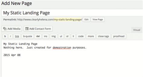 wordpress static front page vs blog posts ・