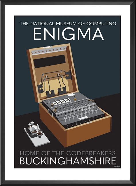 Limited Edition Framed Print Enigma — The National Museum Of Computing