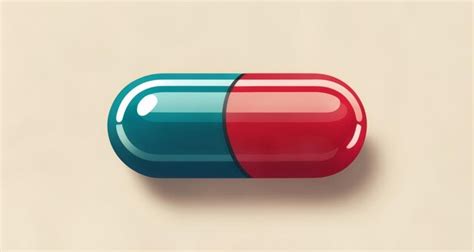 Premium Photo A Split Pill Symbolizing A Choice Or Decision