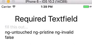 Requiring Form Fields With NativeScript And Angular The NativeScript Blog