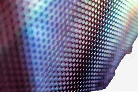 Soft Focus Led With Closeup Blurred Screen In An Abstract Display Tv Videowall Bulb Png