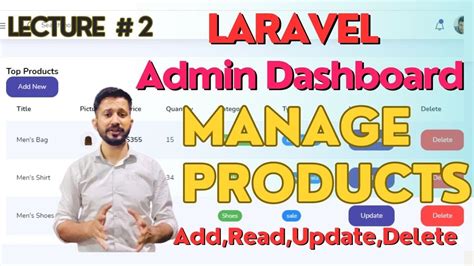 Laravel Admin Dashboard Complete Website Laravel Admin Panel Manage Products Youtube