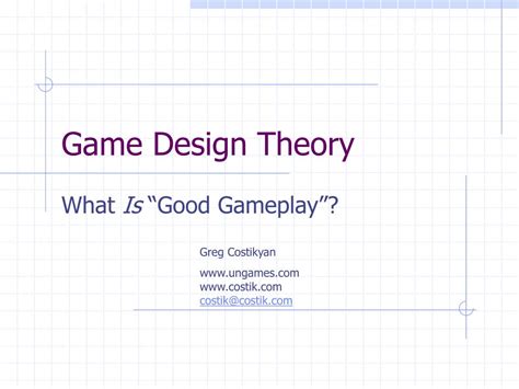 ppt game design theory powerpoint presentation free download id 66390