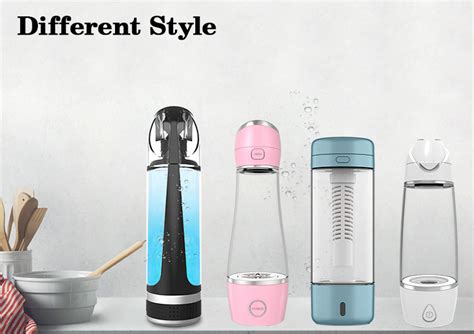 Olansi H1portable Spe 이온화 장치 H2 메이커 수소 물병 가정용 알칼리성 물 전기 분해 수소 발생기 기계 Olansi 정수기