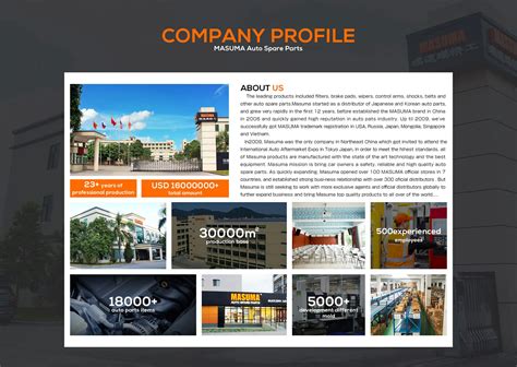 Company Overview - Masuma Auto Spare Parts Manufacture Co., Ltd.