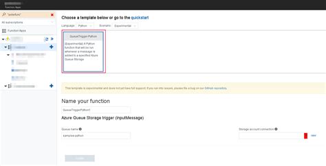 Listen To Azure Queue Message From Python Fro Web Job Stack Overflow