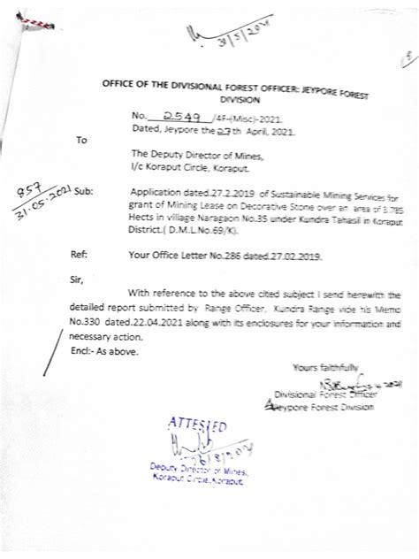 Dfo Letter Pdf