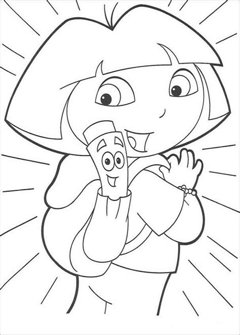 Dora The Explorer Printable Map 40 Dora The Explorer Coloring Pages