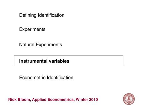 Ppt Applied Econometrics Lecture 1 Identification Powerpoint Presentation Id5425335 Ppt Applied Econometrics Lecture 1 Identification Powerpoint Presentation Id5425335