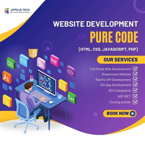 Best Professional Website Development Services Built In With Coding Appear Tech