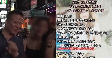 키스 300점 호텔 800점 日유튜버 태국 여성 헌팅대결 논란