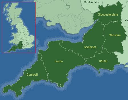 England Map Country