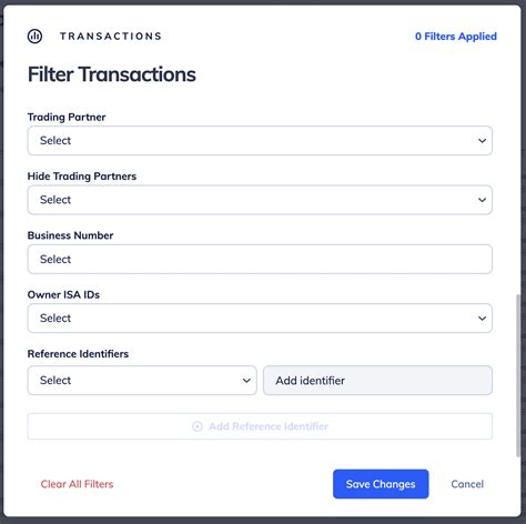 filtering by reference identifier