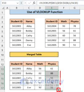 How To Merge Datasets In Excel 5 Easy Methods ExcelDemy