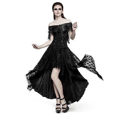 Belladonna Gothic Long Skirt Punk Rave M Q 313 M