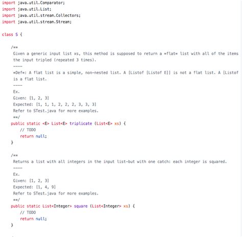 Solved import java.util. Comparator; import java.util.List; | Chegg.com