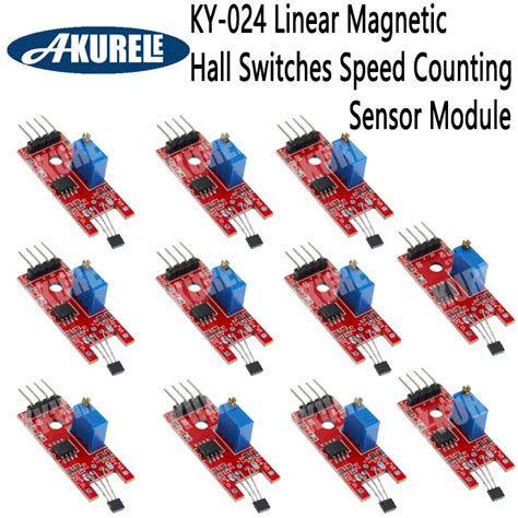 50pcs Smart Electronics 4pin Ky 024 Linear Magnetic Hall Switches Speed