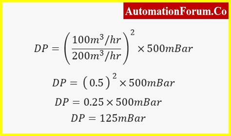 Flow Rate To DP 9 Instrumentation And Control Engineering