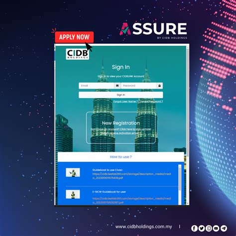 Assure Sign Up Now Cidb Holdings