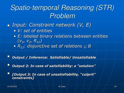 spatio temporal relational constraint calculi ppt download