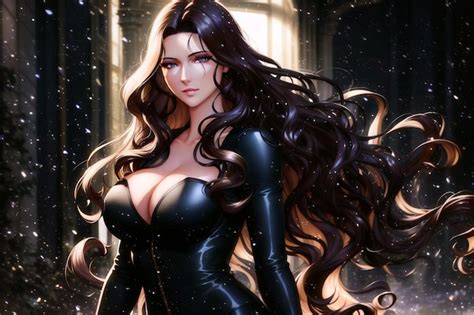 Premium Photo Portrait Of Beautiful Woman With Red Lips