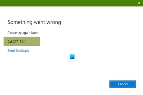 How To Fix Error Code 0x8007139f On Windows 1110