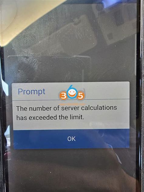 Yanhua ACDP Exceed The Server Calculation Limit Solution OBD Diagnostic Tools