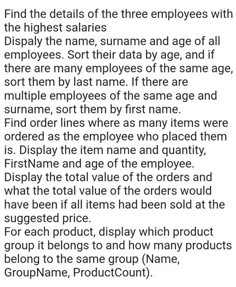 Solved Has To Be Done In Mysql Need Urgent Help Take