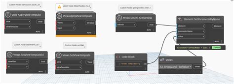 view setviewtemplate node dynamo dynamo