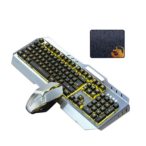 Gaming Keyboard Mouse Set Backlight Wired Usb Ergo Vicedeal