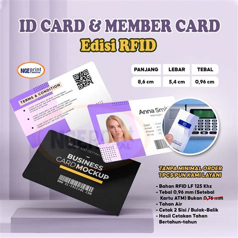 Jual Kartu Akses Rfid Kartu Absen Smart Card Rfid Mhz Rfid Khz Rfid Card Custom