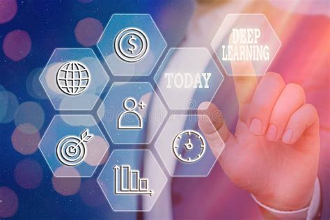 Writing Note Showing Deep Learning Business Photo Showcasing Hierarchical Abstractions