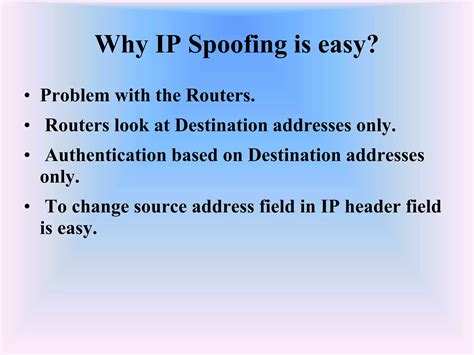 Ip Spoofing Ppt Pptx Computer Networking Computing