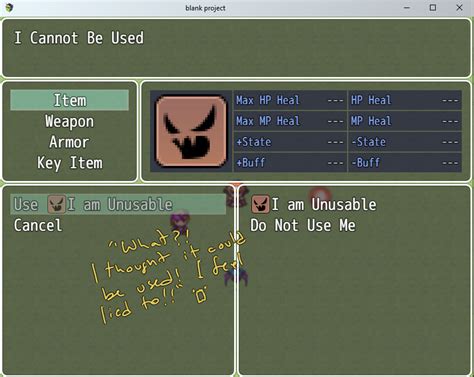 MV Remove ItemActionWindow From Yanfly S ItemCore RPG Maker Forums