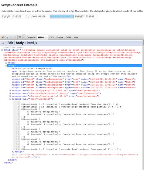 Forloop Managing Scripts For Razor Partial Views And Templates In Asp