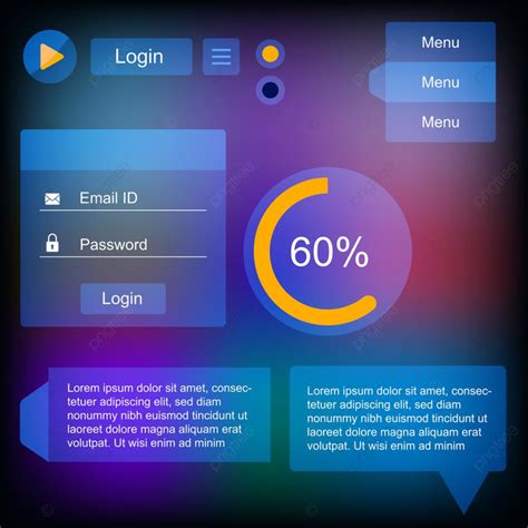 App User Interface Vector Hd Images User Interface Mobile App Kit App Message User Png Image