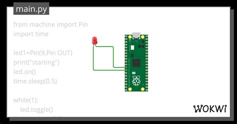 led blinking wokwi esp32 stm32 arduino simulator