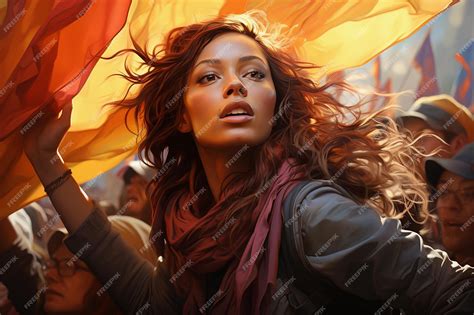 Premium Ai Image Parade Demonstration Fighting For Lgbt Rights Generative Ai