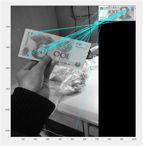 【b407】用matlab实现的基于sift特征点的人民币识别 图像处理 索炜达电子