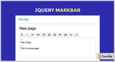 Freemium JQuery WYSIWYG Plugins FormGet