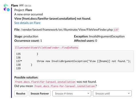 Flare An Error Tracker Built For Laravel Apps Freek Van Der Hertens