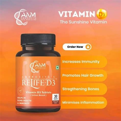 Vitamin D3 Tablets At ₹ 210bottle Calcium And Vitamin D3 Tablet In
