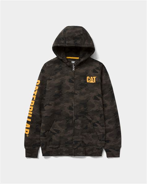 Womens Trademark Banner Full Zip Hoodie CatÂ® Workwear Caterpillar