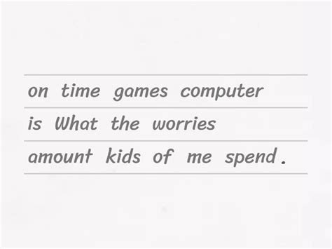 Cleft Sentence Opinions Unjumble