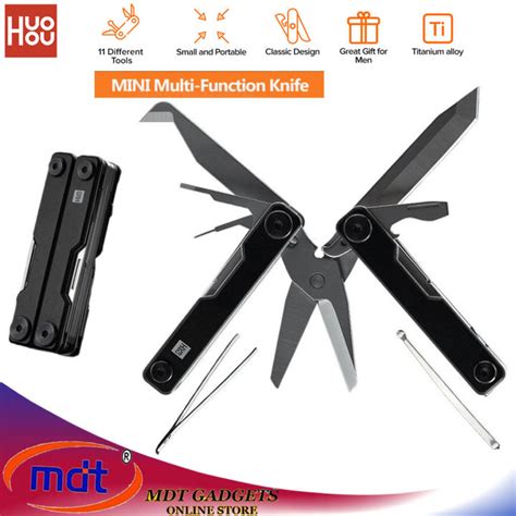 HUOHOU MINI Multi-Function Knife Pocket Folding Knife Stainless Steel ...