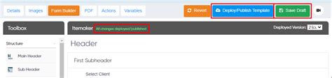 How Do I Deploy A Form Template Formitize Help Desk