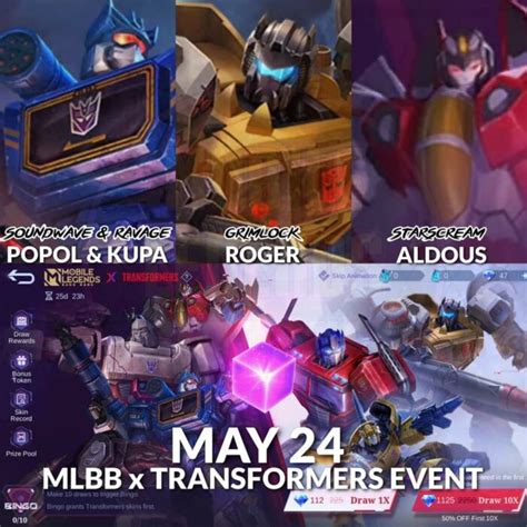 Bocoran Tanggal Mlbb X Transformers Jilid 2 Ada Skin Baru Untuk Hero Ini