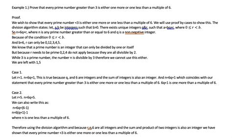 solved example 1 prove that every prime number greater than 3 is