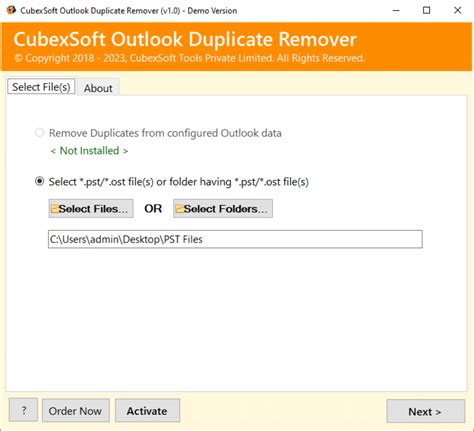 Newly Released CubexSoft Outlook Duplicate Remover Tool V 1 0 Delete Remove Eliminate