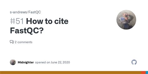 How To Cite FastQC Issue S Andrews FastQC GitHub